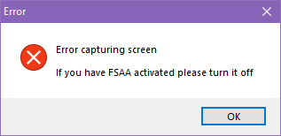 Error on screen capture, cannot escape without crashing program · Issue ...